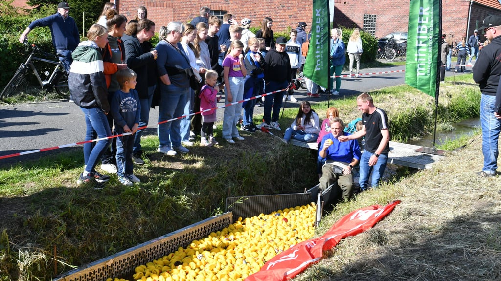 Eines der schnellsten Entenrennen aller Zeiten