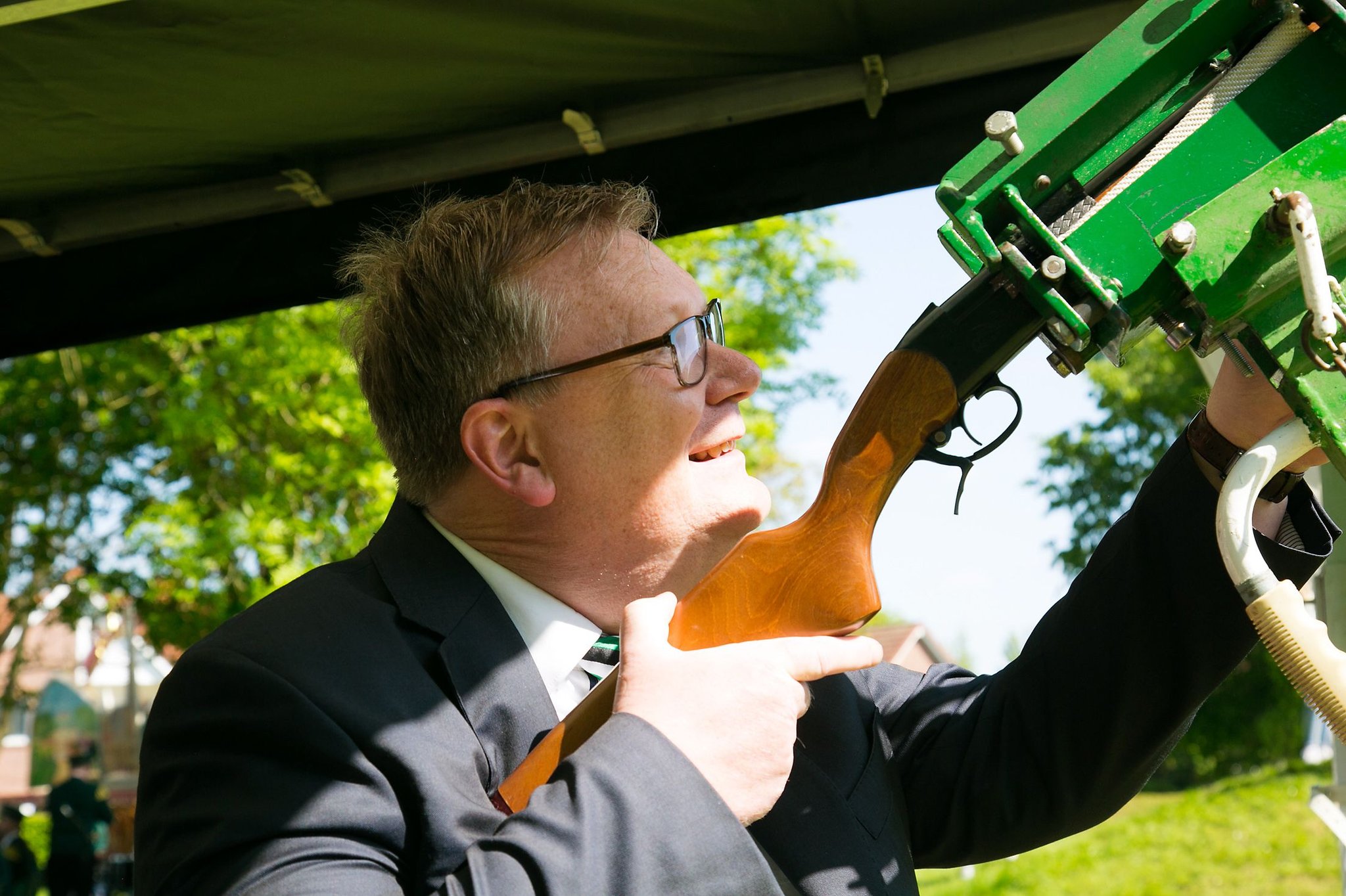 Die Bürgerschützen Ascheberg feiern ihren König Frank Neuhaus