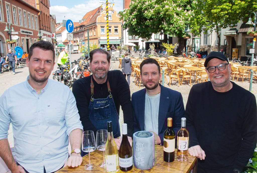 Austausch bei einem guten Tropfen