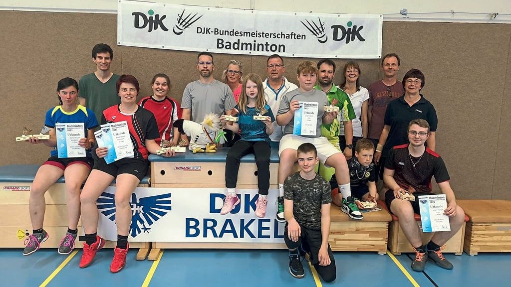 Badminton-Bundesmeisterschaften: Drei Titel bleiben in Brakel