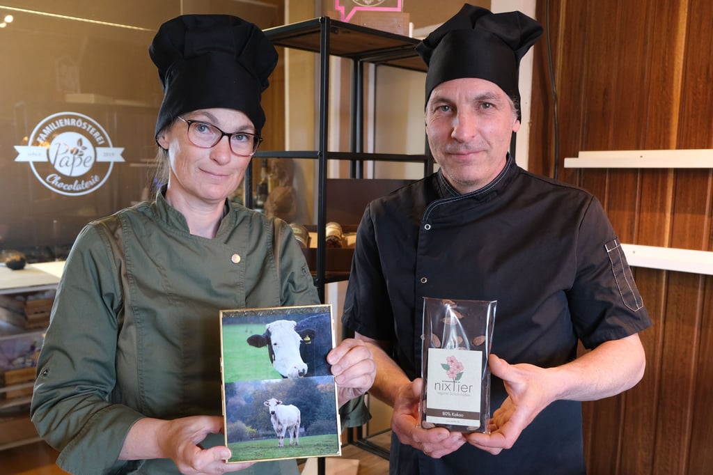Preußisch Oldendorf: Frank Papes Schokoladen-Verkauf rettet alte Kühe