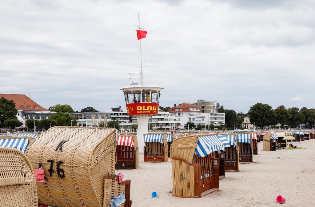 Vorsicht Strömung: Beim Baden auf gehisste Flagge achten