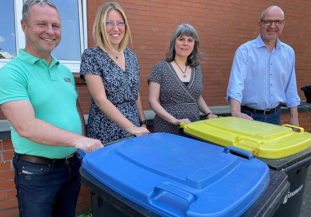 Bald kommt in Steinhagen die blaue Papiertonne