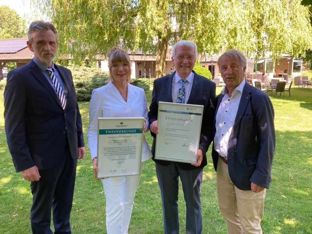 Wilhelm Rehmann aus Rahden erhält goldenen Meisterbrief