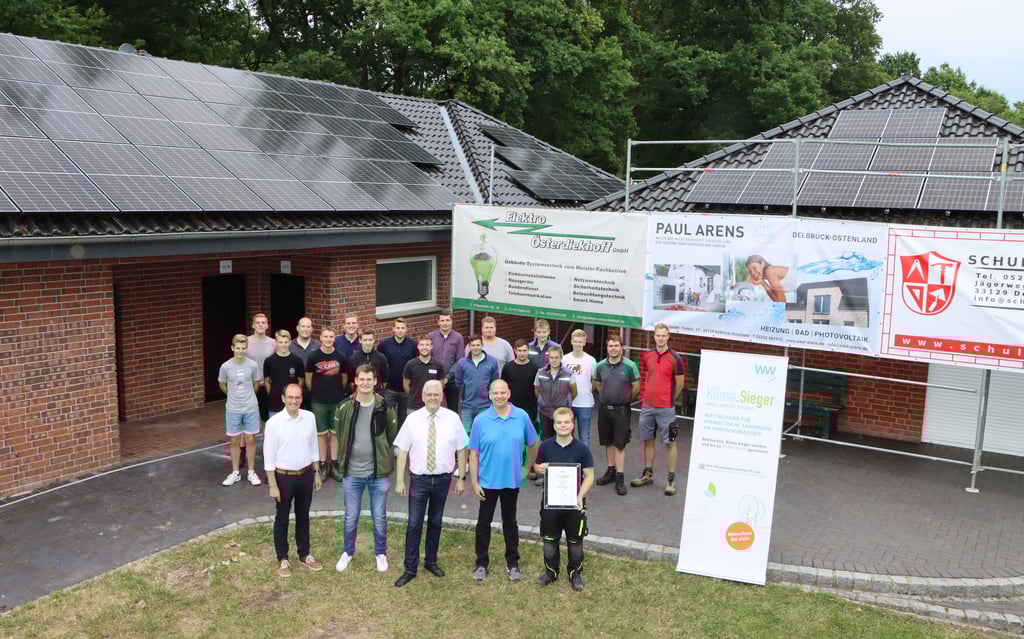 Jungschützen aus Delbrück-Ostenland sorgen für grünen Strom