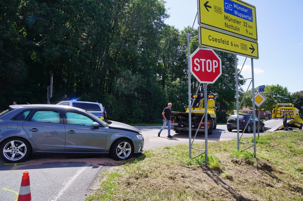 Unfall beim Linksabbiegen