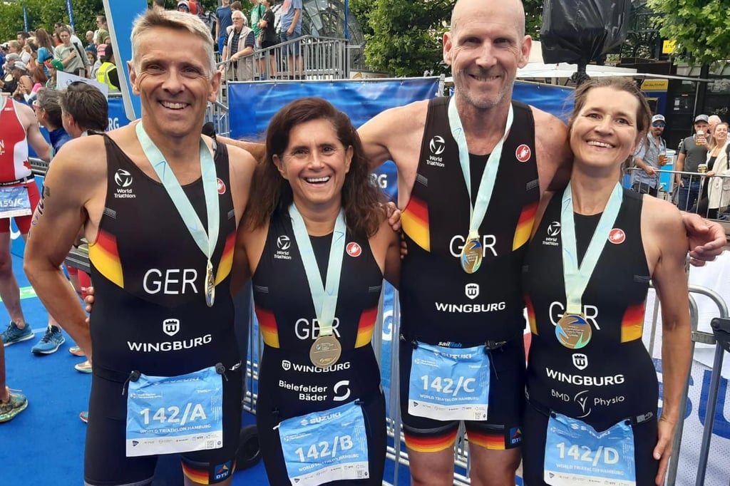 Elmar Sprink mit Mixed-Staffel auf Platz 13 bei Triathlon-WM