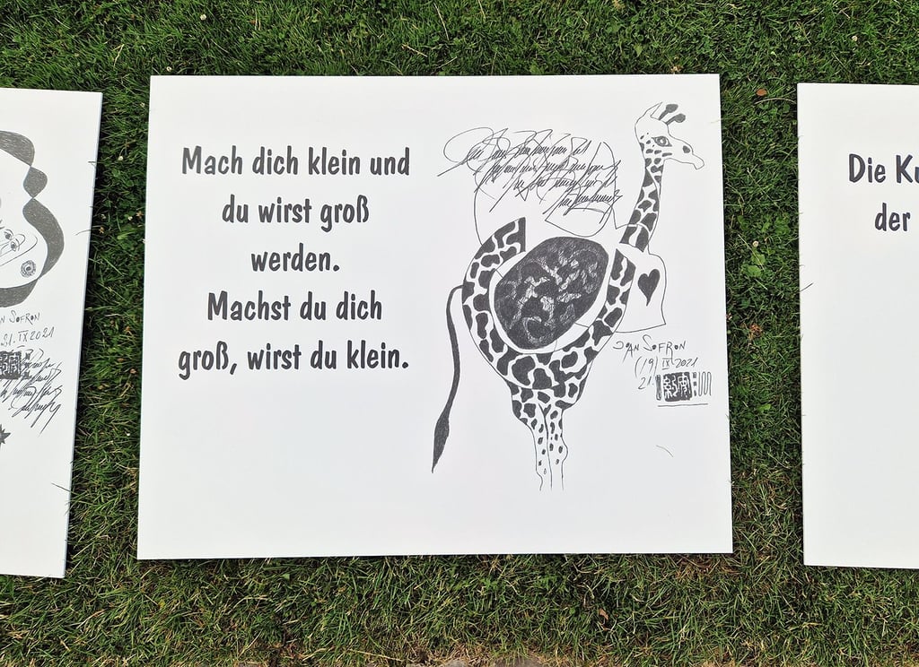 Paderborner Joan Sofron als Guerilla-Künstler