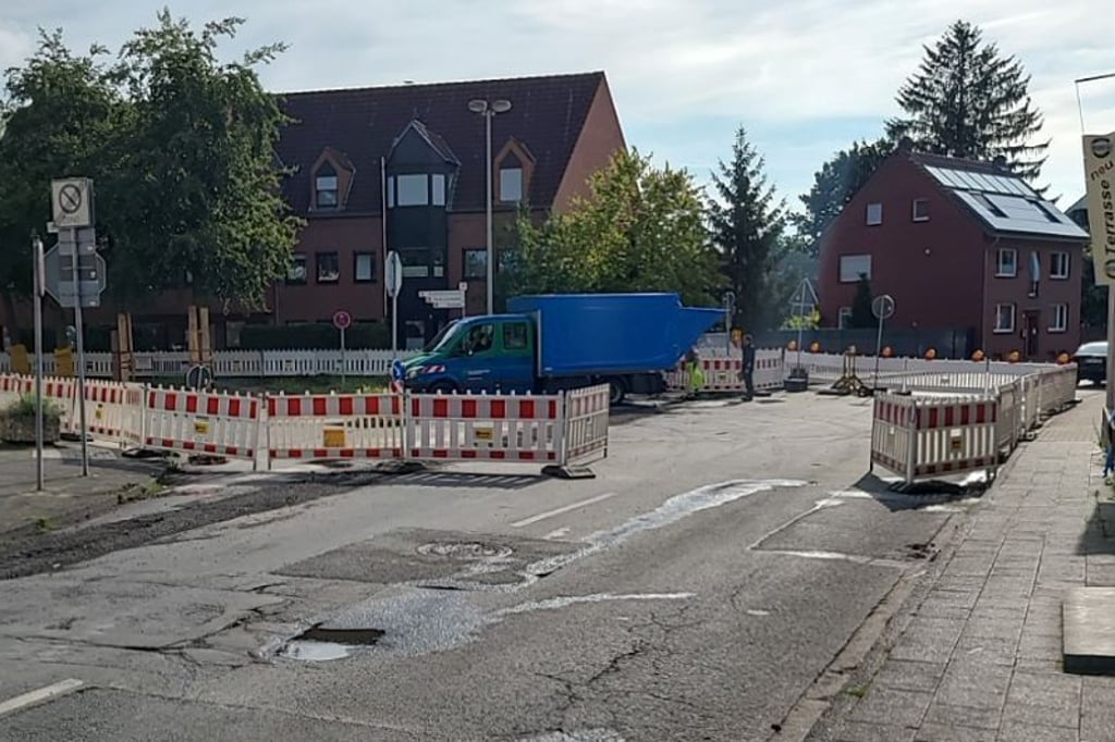 Wasser Marsch in der Oststraße