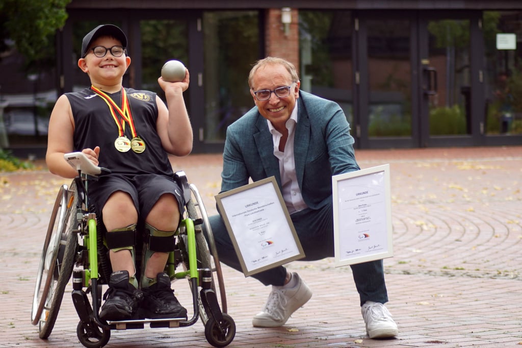 Rödinghausen: Ben Finke holt Goldmedaille in Para-Leichtathletik