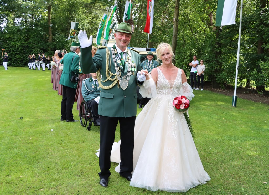 Delbrück-Schöning lässt sein Königspaar hochleben