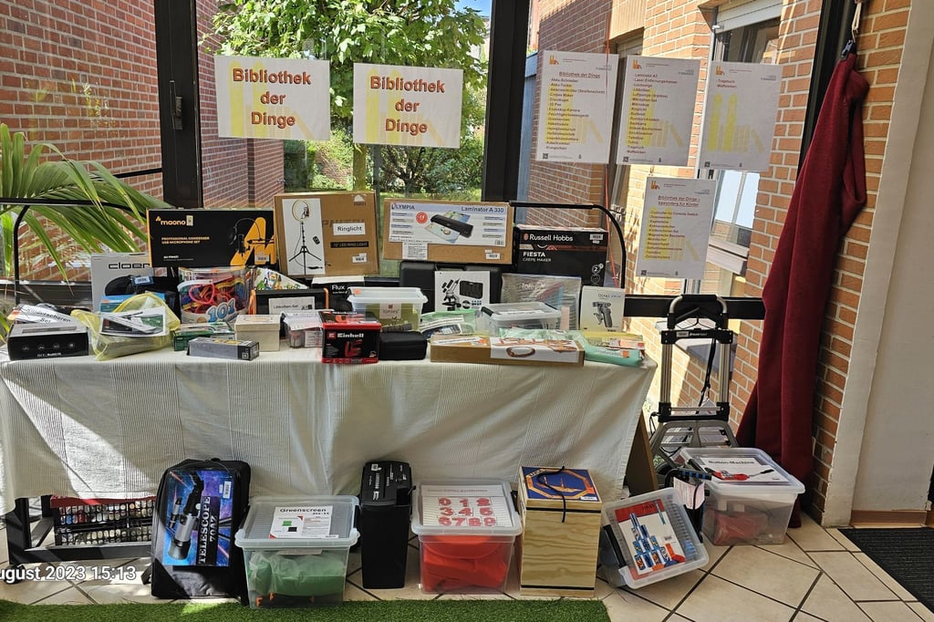 „Bibliothek der Dinge“: Alltagsgegenstände ausleihen statt kaufen
