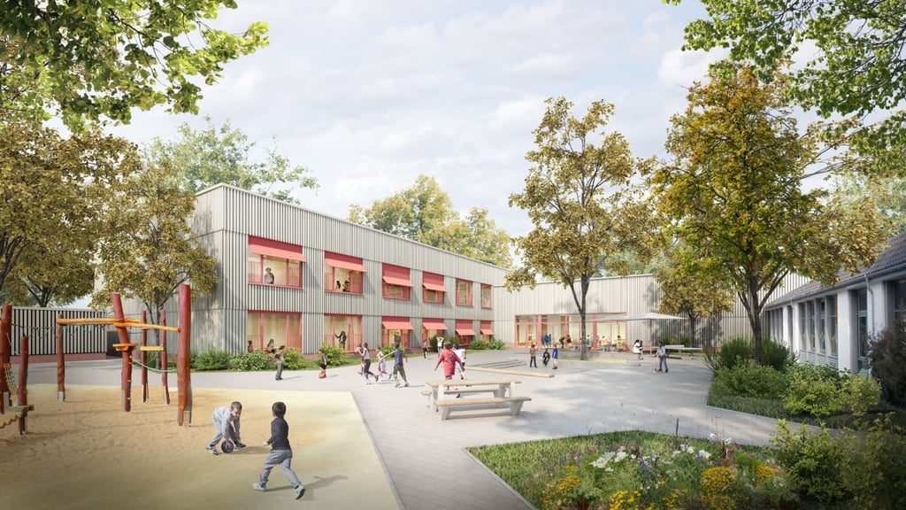 Annette-von-Droste-Hülshoff-Grundschule: Baustart zu den Herbstferien