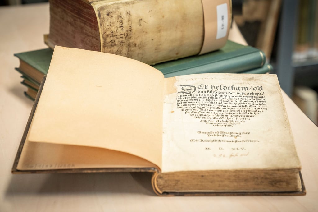 Westfälische Bibliothek der Landwirtschaf: Das älteste Buch ist 478 ...