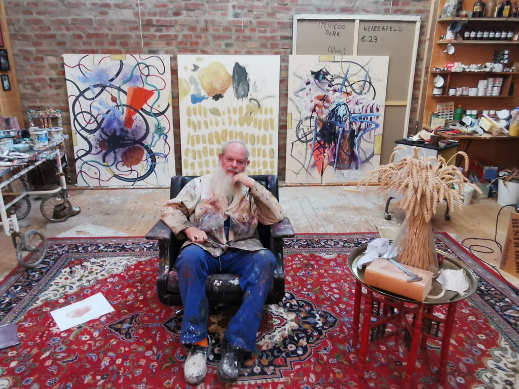 Herford: Maler Weizenfeld auf den Spuren von Königin Mathilde