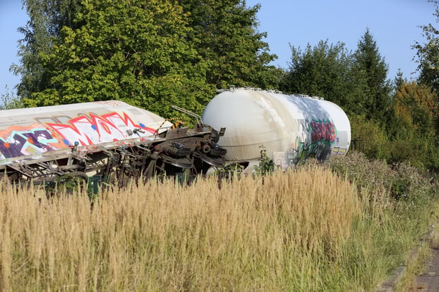 Fotos vom tödlichen Zugunglück in Geseke