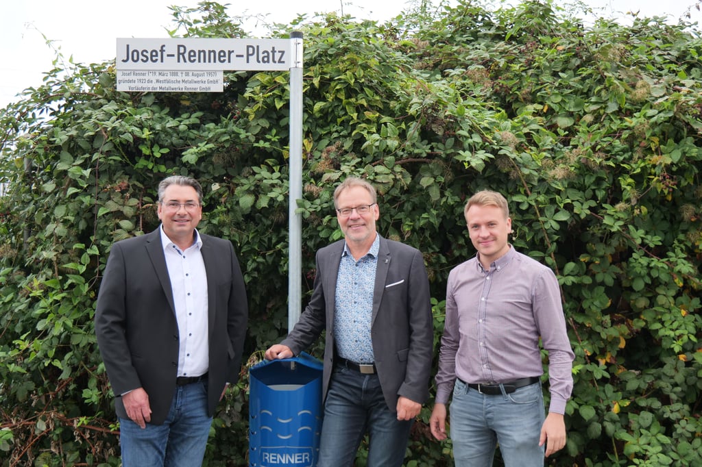 Josef-Renner-Platz offiziell übergeben