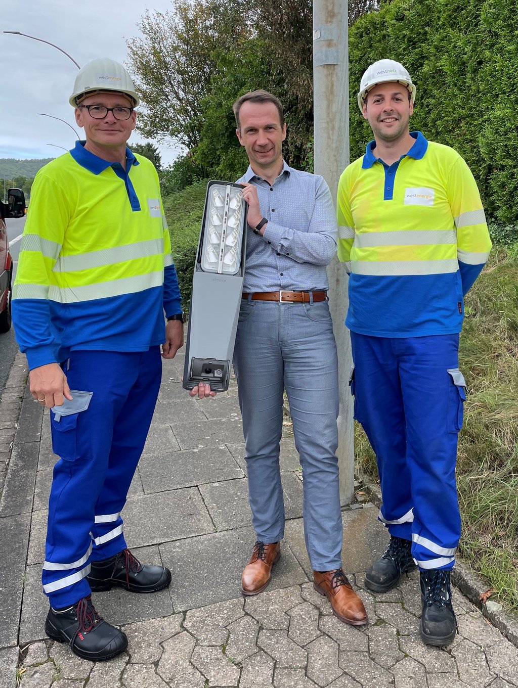 Hüllhorst: Straßenlampen werden auf LED-Technik umgerüstet