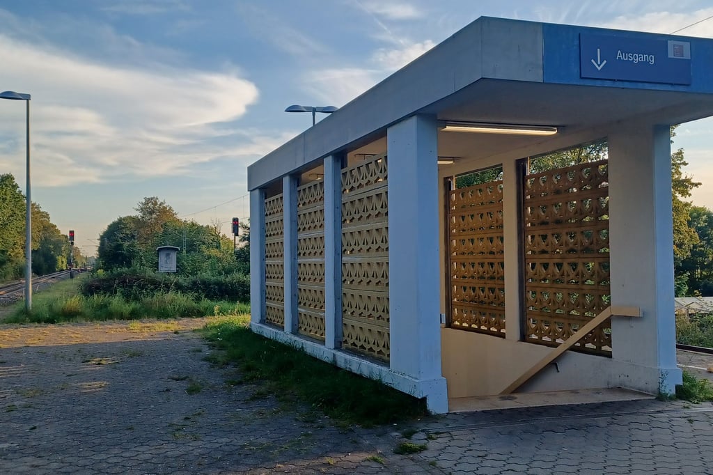 Über eine Rampe direkt zum Gleis