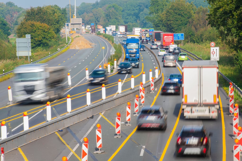 A1 bei Münster wird in den Osterferien mehrmals gesperrt