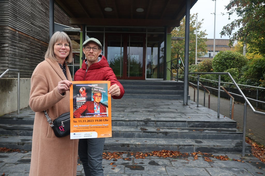 Enger: Heinz Flottmann und Matthias Klause treten in WGE-Aula auf