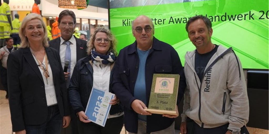 Dritter Platz bei neuem Handwerkspreis