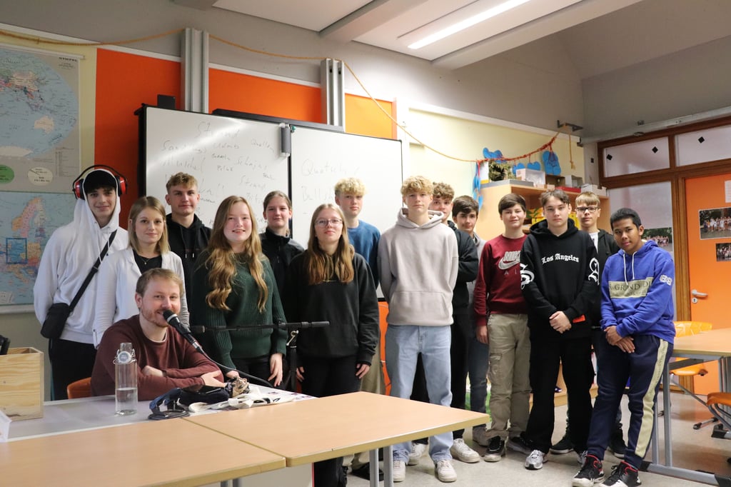 Workshop für kreatives Schreiben an der Sekundarschule Borchen