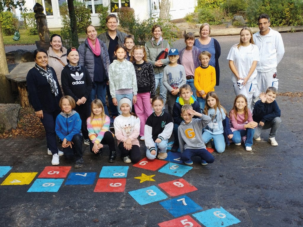 Spenge: Schulhof in Hücker-Aschen bekommt viele bunte Pausenspiele