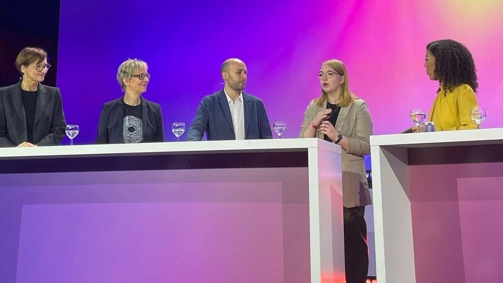 Münsteranerin auf dem Digital-Gipfel der Bundesregierung in Jena