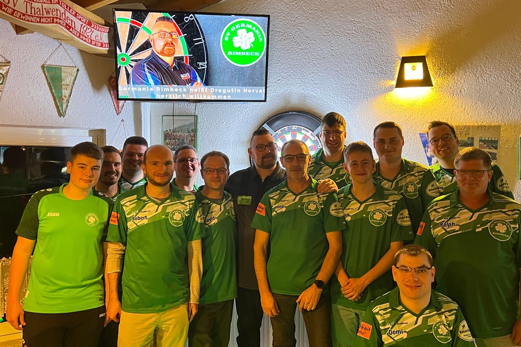 Darts: WM-Kandidat Dragutin Horvat zu Gast beim SV Germania Rimbeck