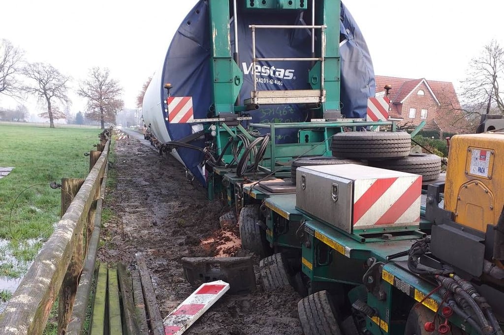 Wind-Turm wird Freitag geborgen