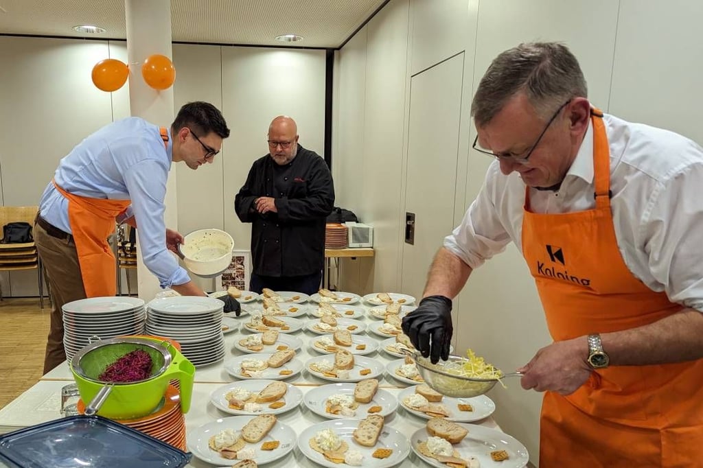 Nicht nur leichte Kost beim Polit-Menü