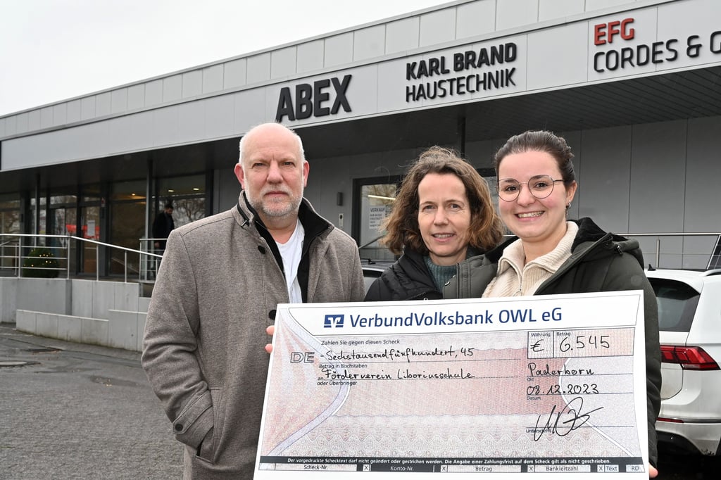 Paderborn: Firmen spenden wieder an Förderschule