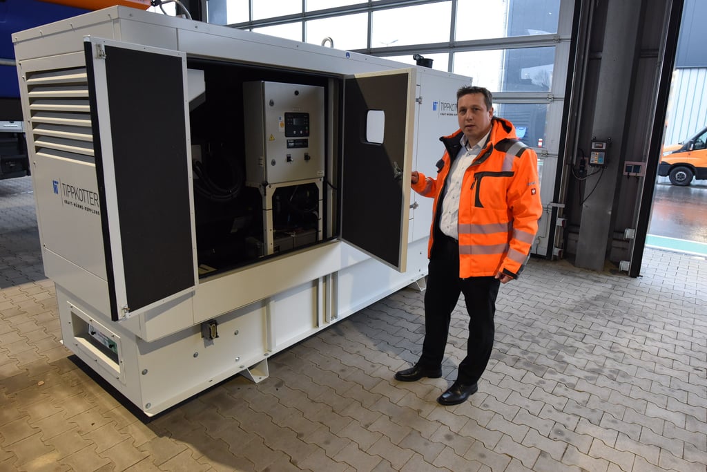 Notstromaggregat sichert Versorgung