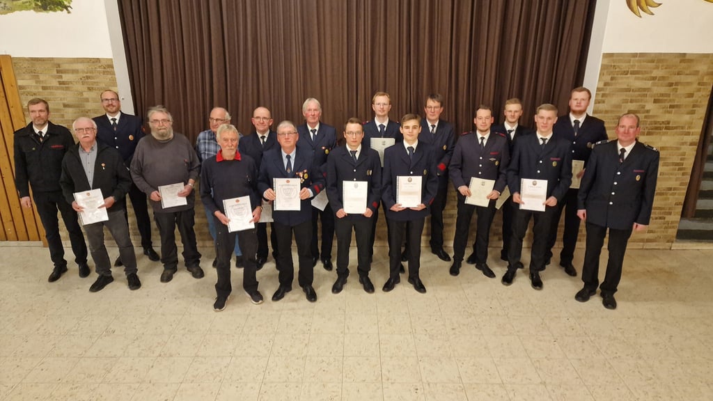 Borgentreich: Jahreshauptversammlung der Löschgruppe Borgholz