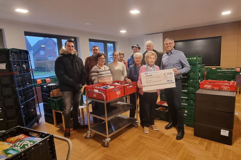 Kaunitzer Firma spendet 1500 Euro an die Tafel