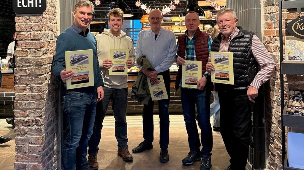 Ein Dankeschön für die Bahnhofsretter von Vlotho