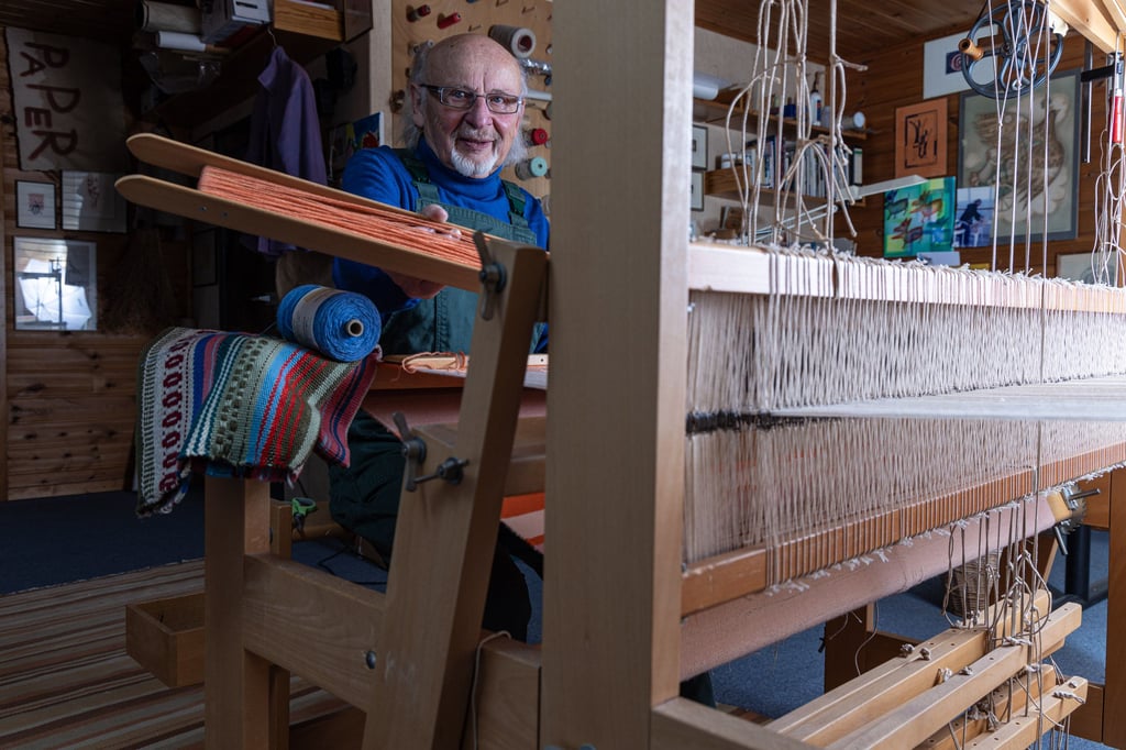 Peter Jansen übt ein altes Handwerk aus