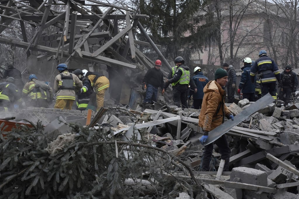 Massivster russischer Luftangriff auf die Ukraine Massivster russischer Luftangriff auf die Ukraine