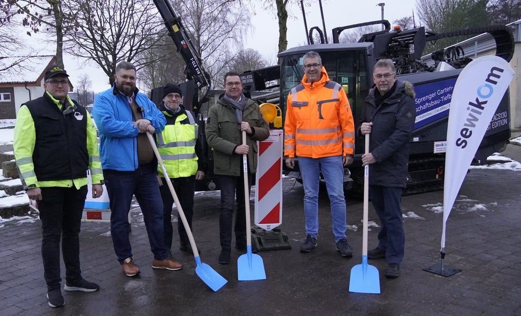 Glasfaserausbau der Sewikom in Eichholz und Bergheim