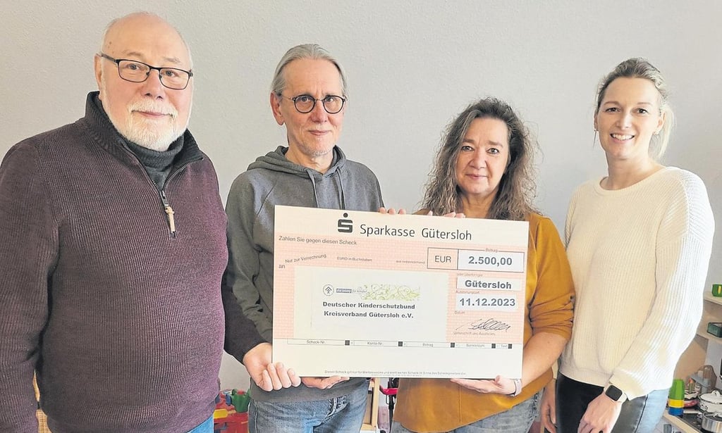 Für die Gemeinschaft: Restcent-Spende der Stadt Gütersloh