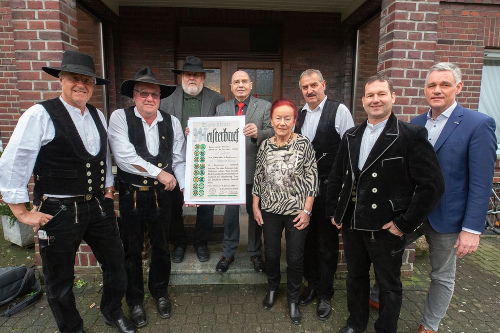 Telgte: Diamantener Meisterbrief