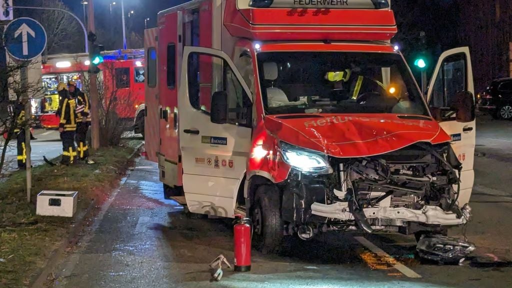 Münster: Neue Erkenntnisse nach Unfall mit Rettungswagen