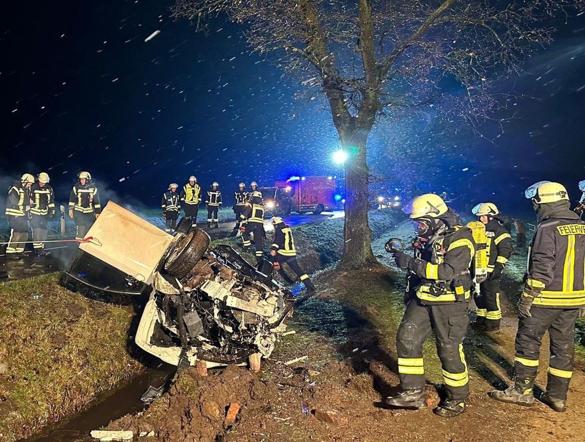 Ostbevern: Unfall mit zwei Schwerverletzten