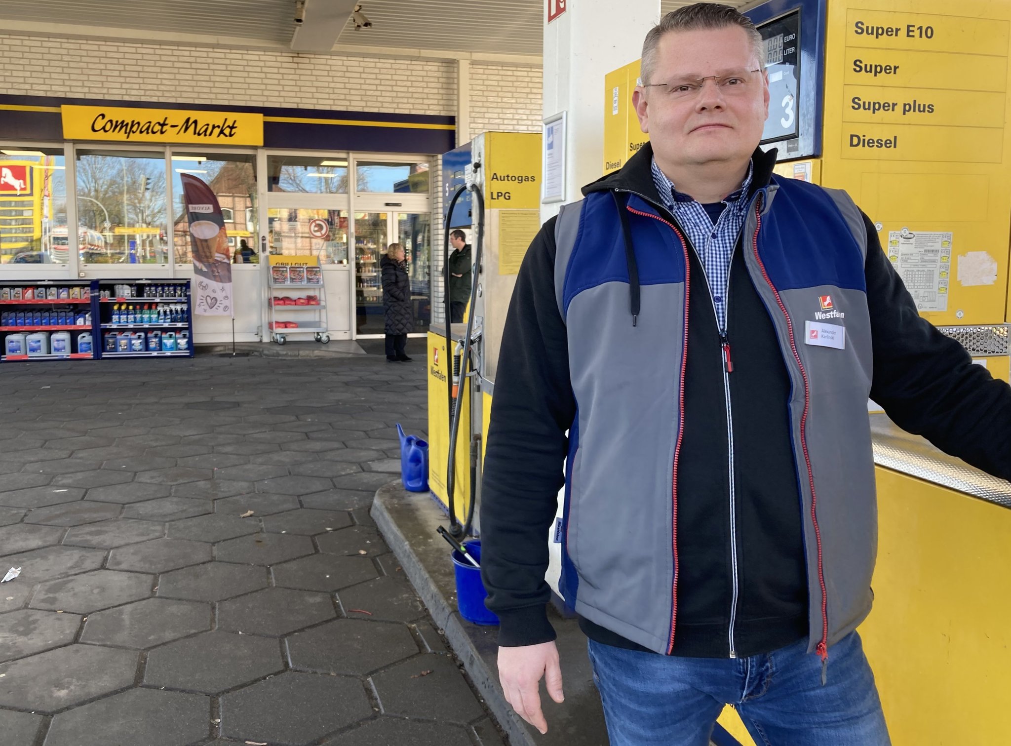 Der neue Mann an der Zapfsäule