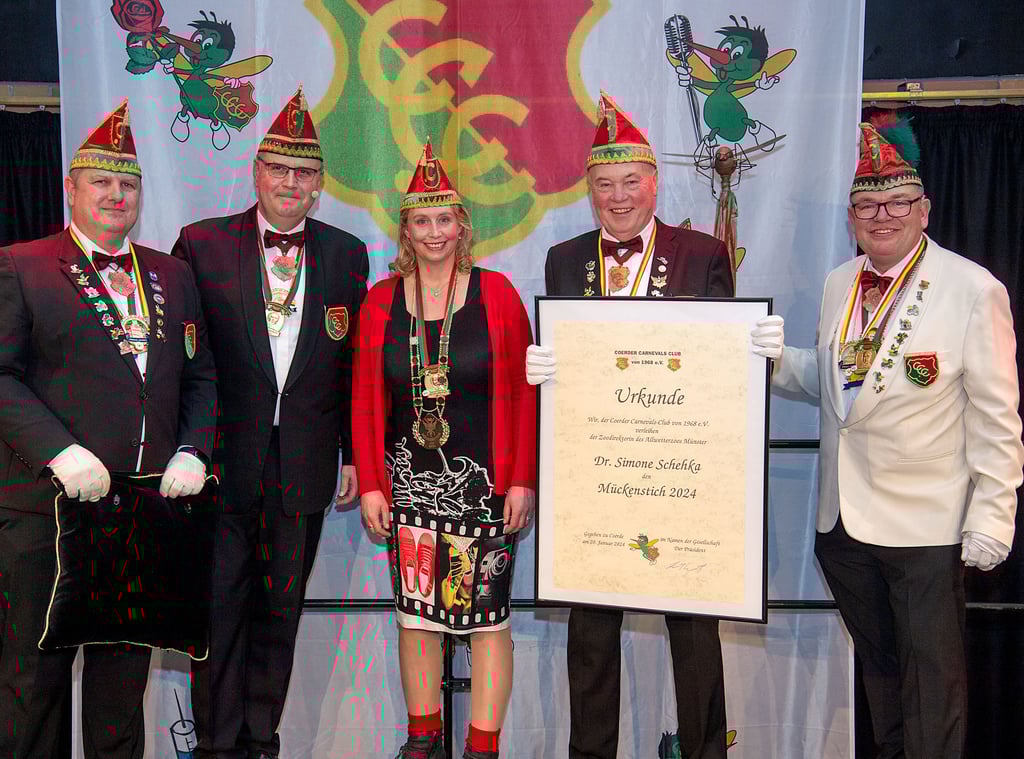 Mückenstichträgerin begeistert Coerdes Narrenschiff