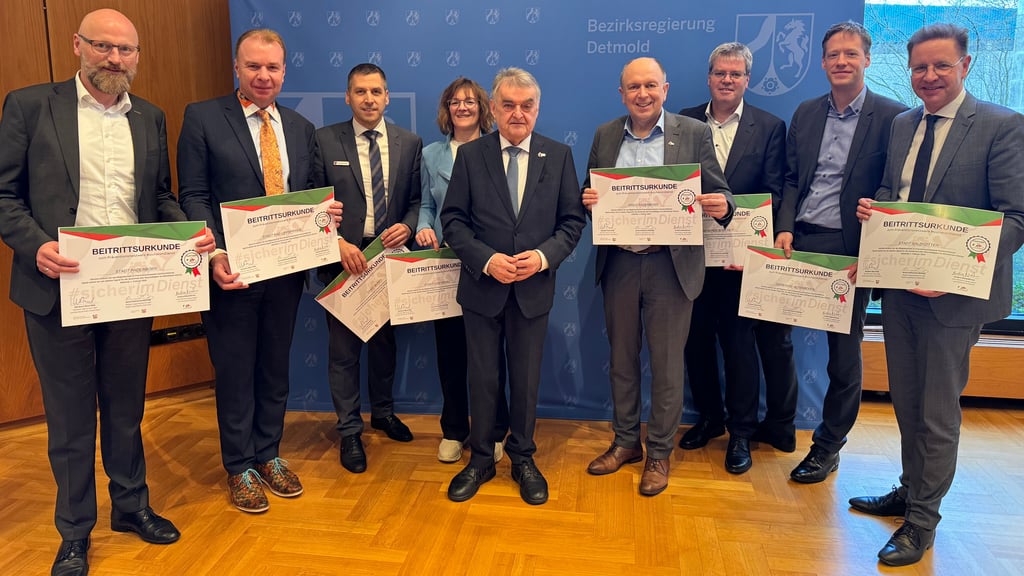 Altenbeken tritt Präventionsnetzwerk #sicherimDienst bei