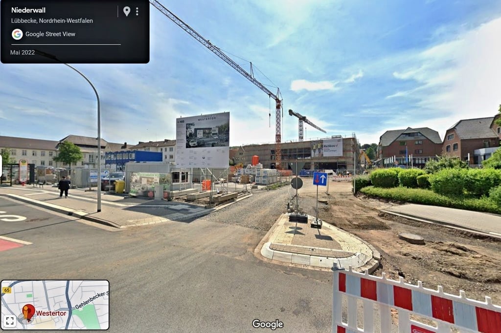 Ansichten von Lübbecke: Mit Google Street View durch Zeit und Raum