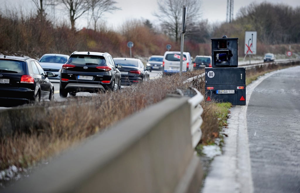 Blitzer an fast 50 Stellen in Bielefeld
