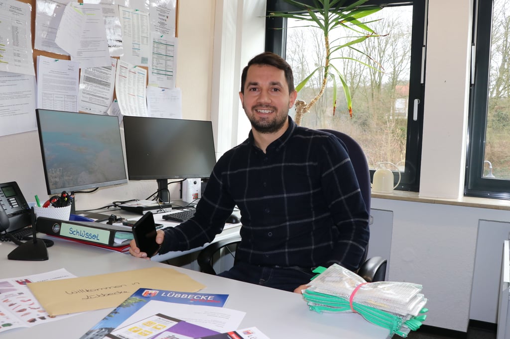 Im Lübbecker Rathaus: Wie ein Ukrainer anderen Ukrainern hilft